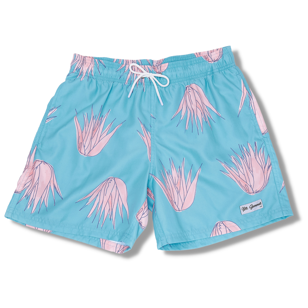 The Airplants | Swim Trunks | Plant Patterned Swim Shorts | Mr. Summer ...